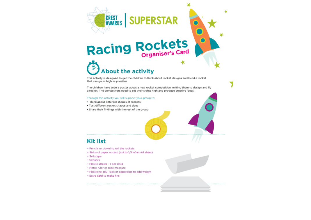 CREST SuperStar Racing Rockets | CREST Awards