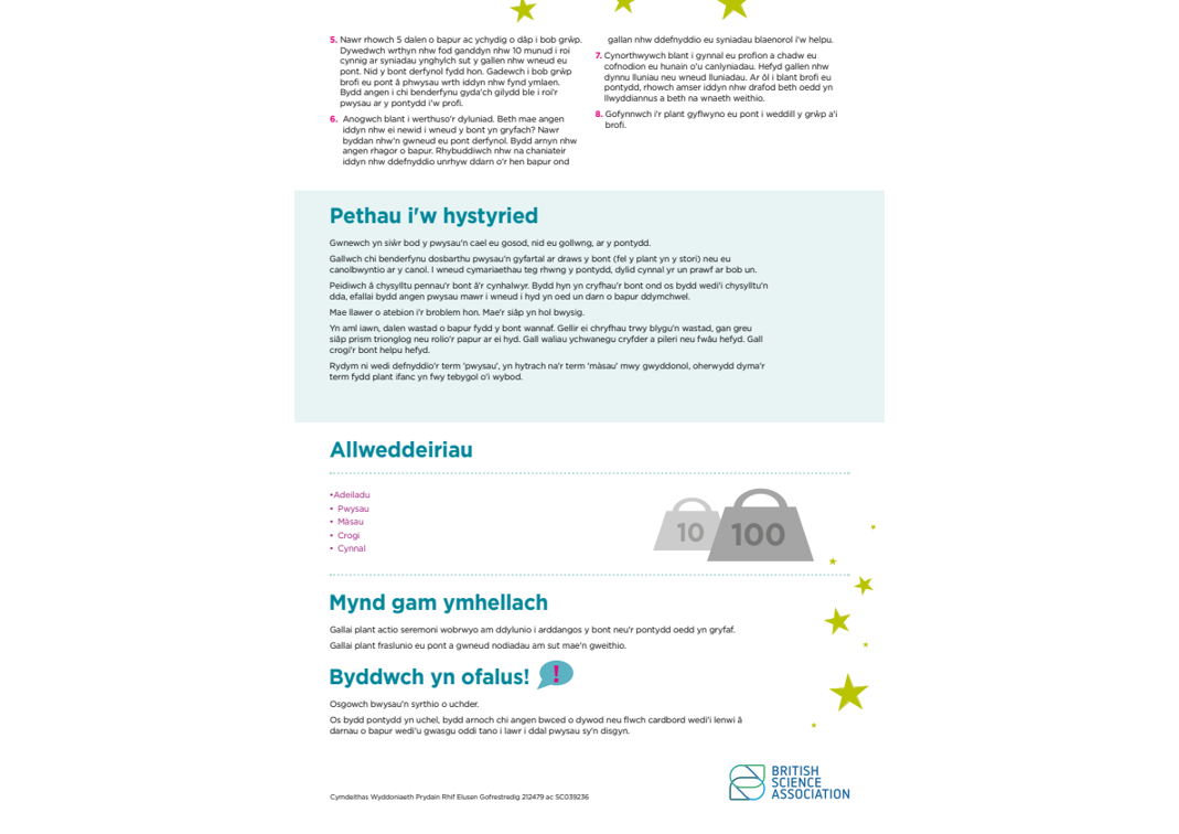 CREST SuperStar Challenges Collection - Welsh language | CREST Awards