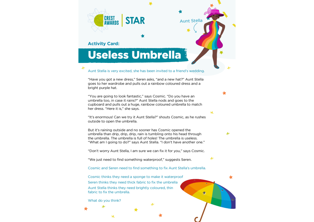 CREST Star Useless Umbrella | CREST Awards