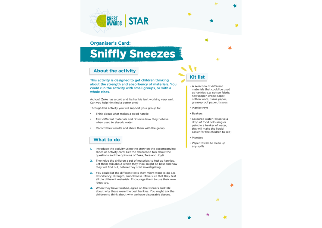 CREST Star Sniffly Sneezes | CREST Awards