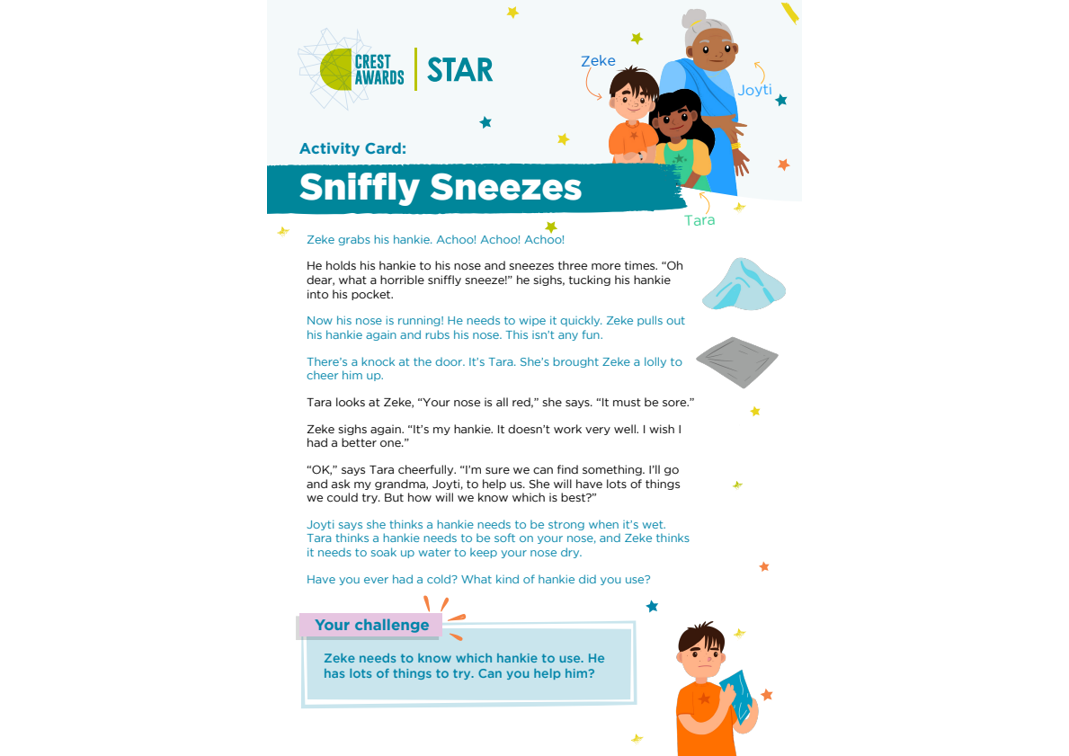 CREST Star Sniffly Sneezes | CREST Awards