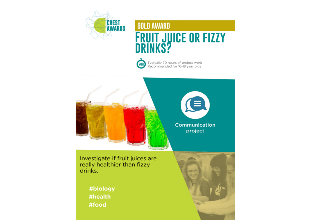 CREST Gold Fruit juice or fizzy drinks? | CREST Awards