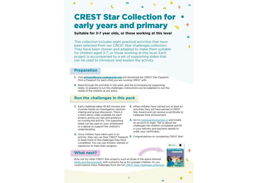 CREST Star Collection for early years and primary | CREST Awards
