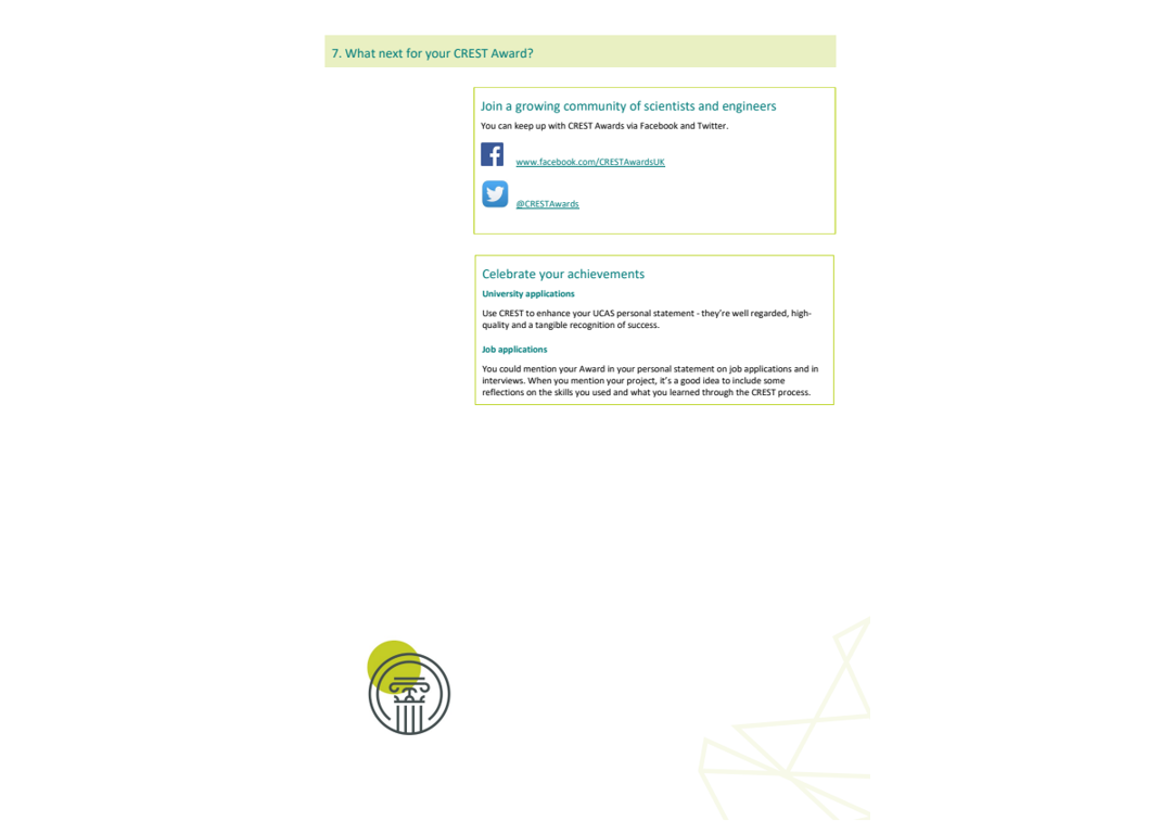 CREST Silver student guide | CREST Awards