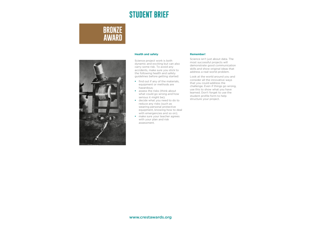 CREST Bronze Make your own animation | CREST Awards