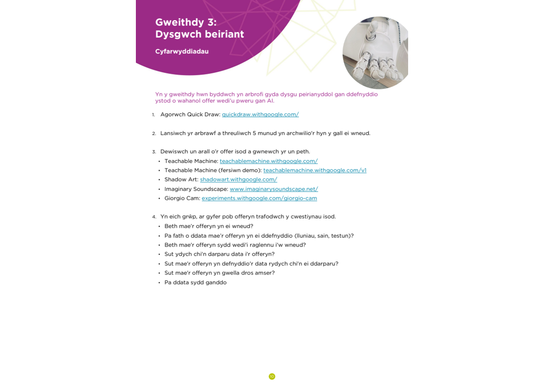 CREST Discovery Machines of the Future - student pack - Welsh language ...