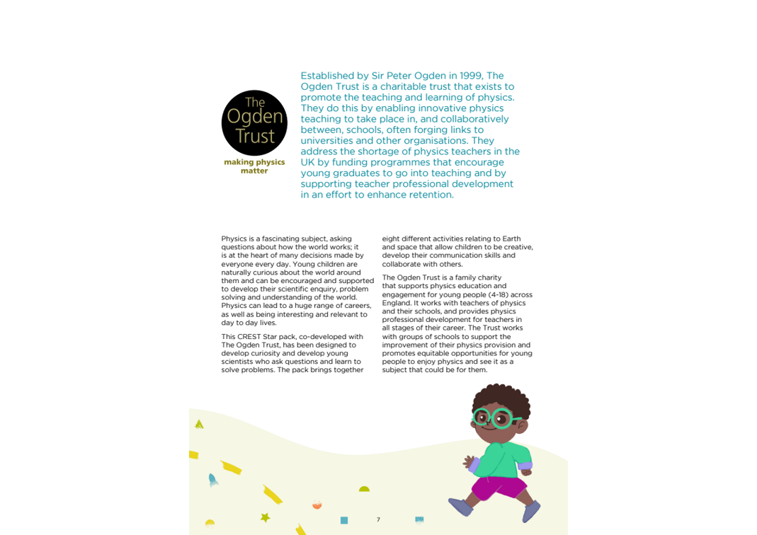 CREST Star for early years Earth and beyond | CREST Awards