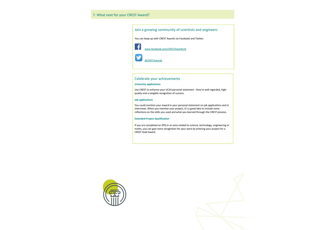 CREST Gold student guide | CREST Awards