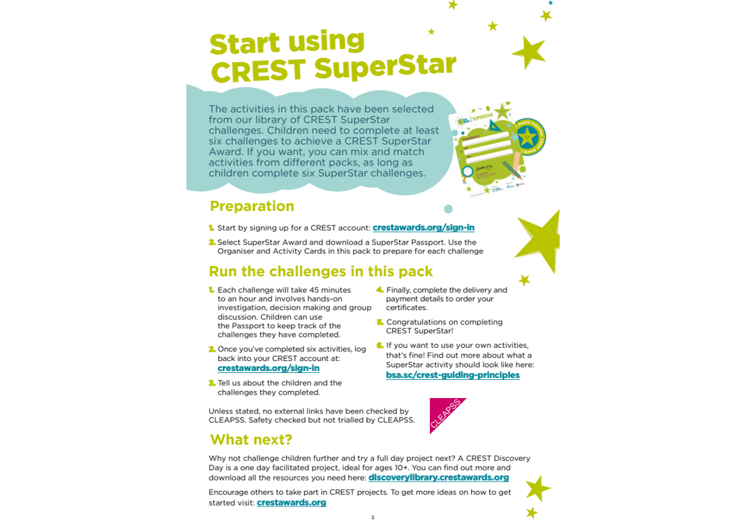 CREST SuperStar DNA and the World Around You Challenges | CREST Awards