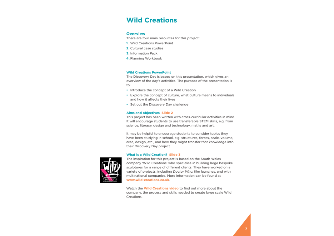 CREST Discovery Wild Creations | CREST Awards