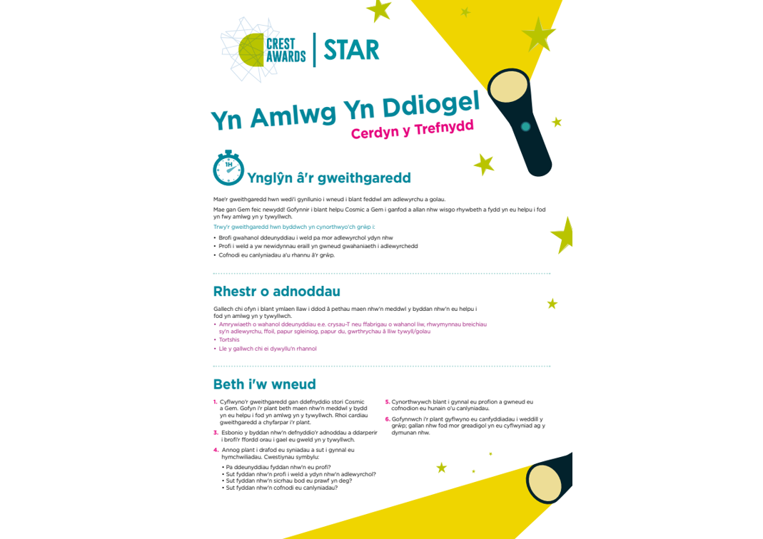 CREST Star Challenges Collection - Welsh language | CREST Awards