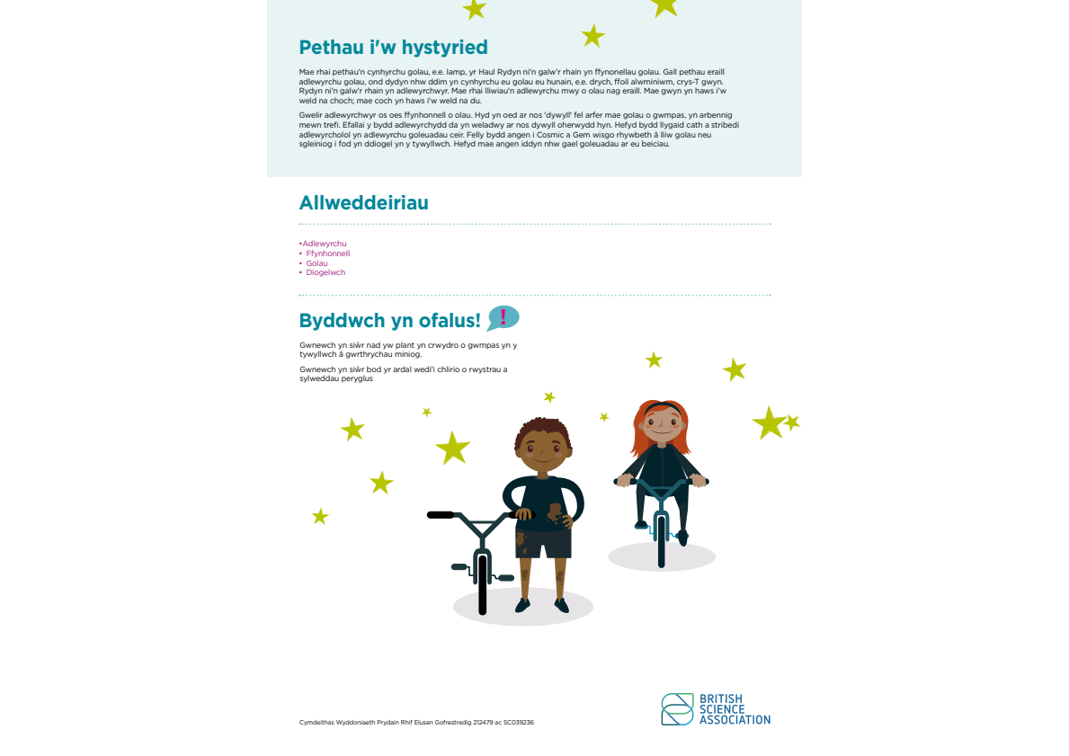 CREST Star Challenges Collection - Welsh language | CREST Awards