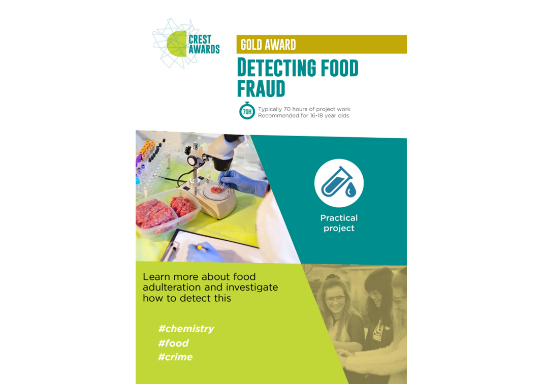 CREST Gold Detecting food fraud | CREST Awards