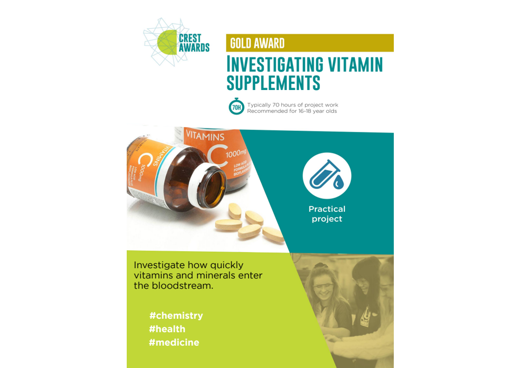 CREST Gold Investigating vitamin supplements | CREST Awards