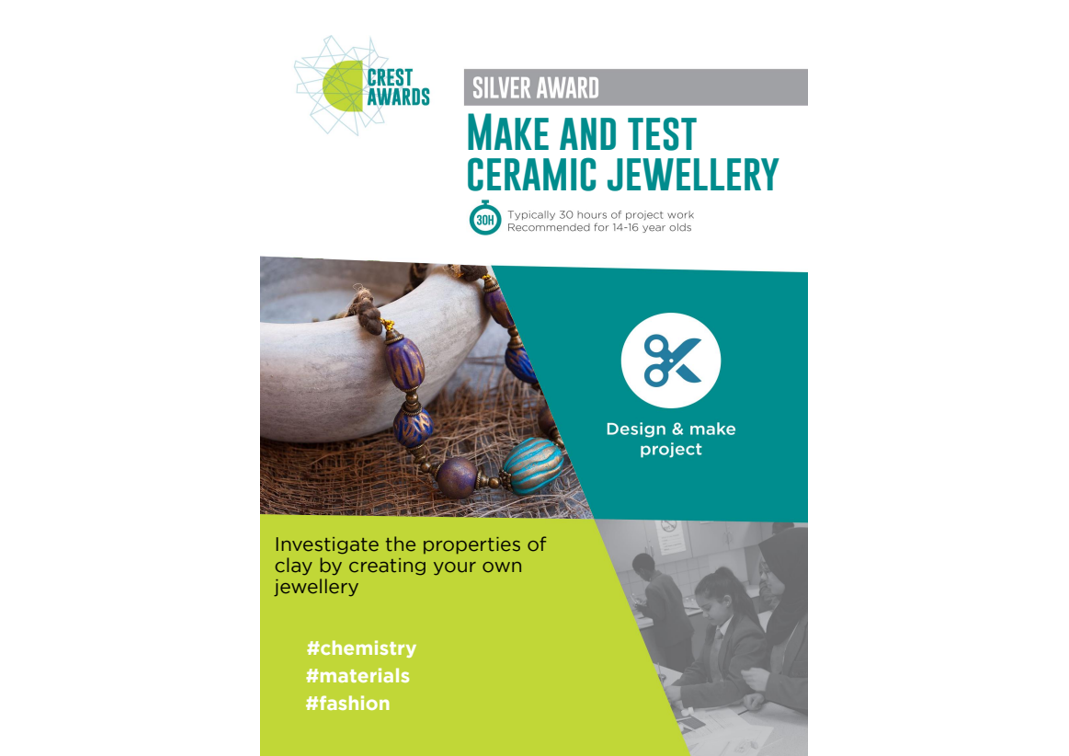 CREST Silver Make and test ceramic jewellery | CREST Awards