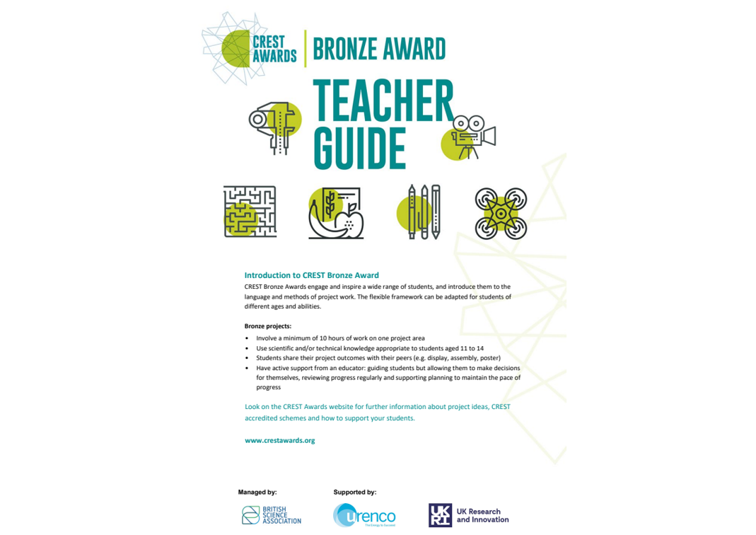 CREST Bronze teacher guide | CREST Awards