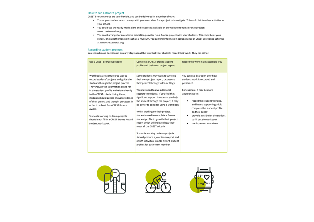 CREST Bronze teacher guide | CREST Awards